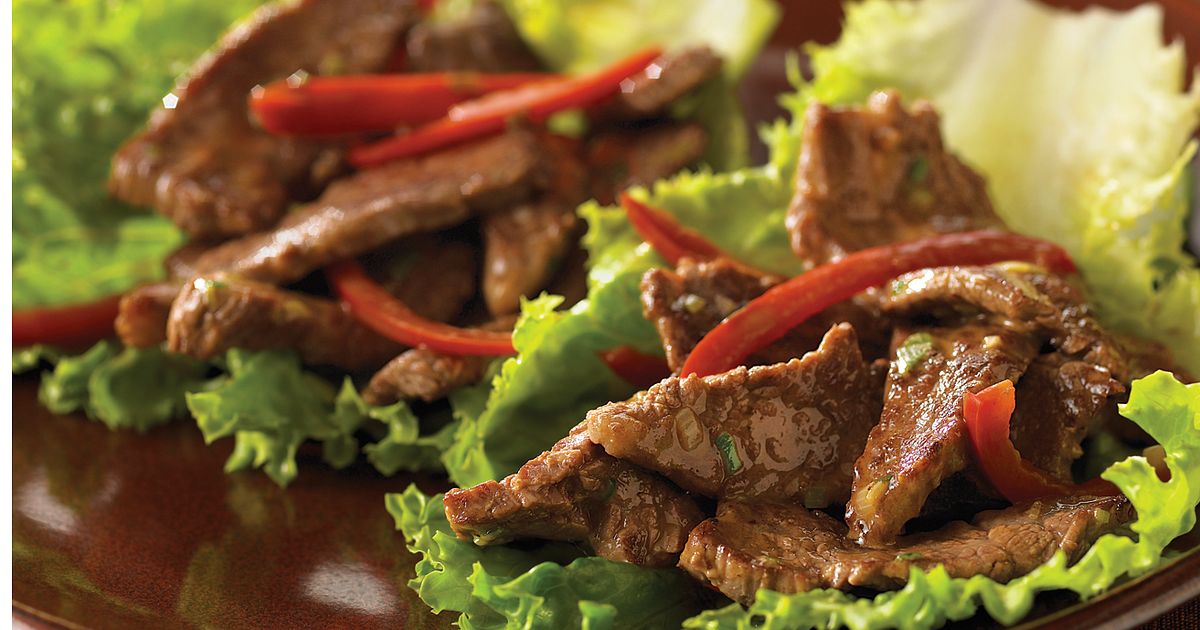 Thai Beef Wok ‘n Roll-Ups | Beef Loving Texans | Beef Loving Texans is ...