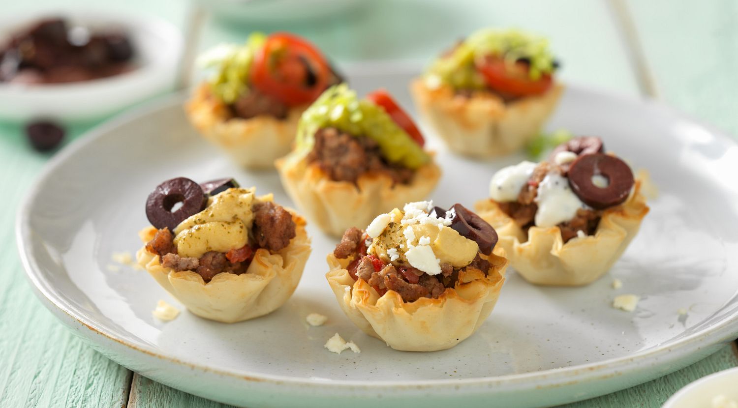 Tiny Greek Beef Tarts | Beef Loving Texans