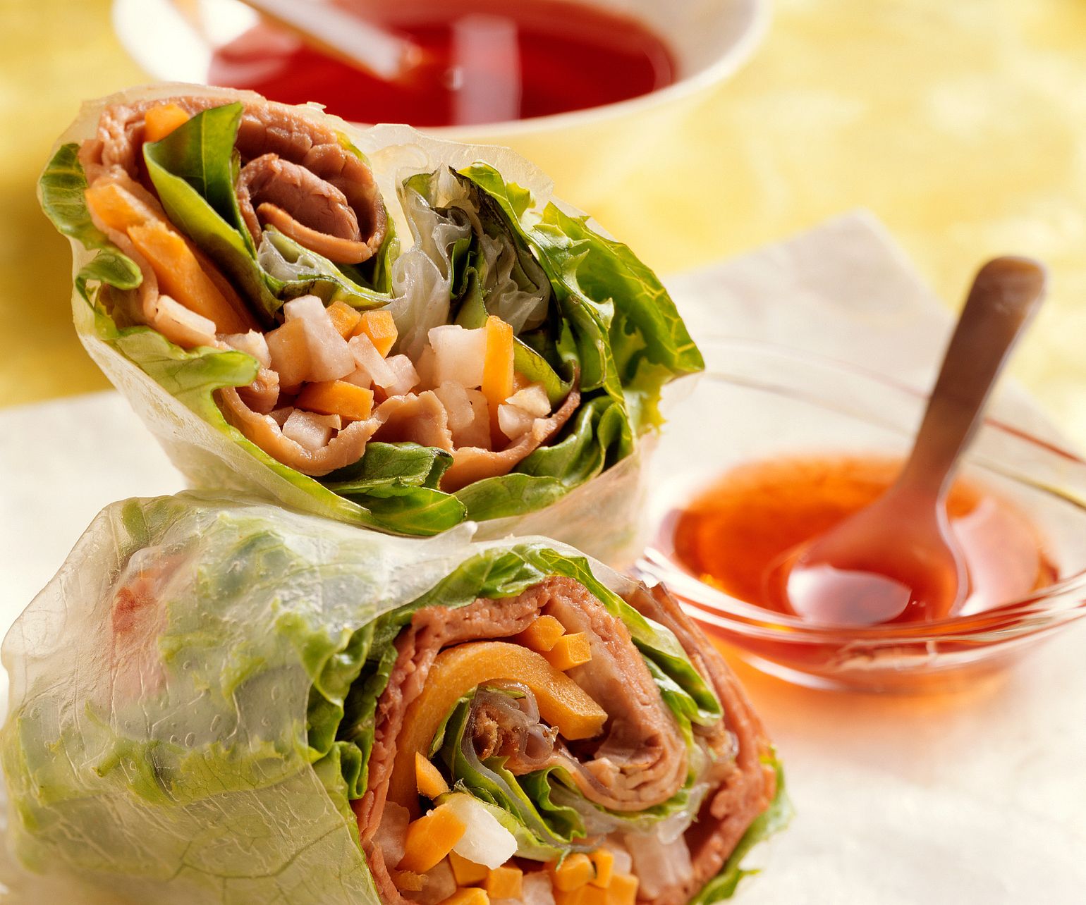 Vietnamese Beef & Vegetable Spring Rolls | Beef Loving Texans | Beef ...