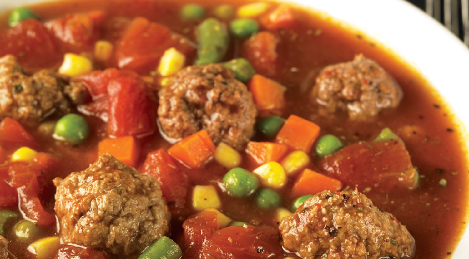Mini Meatball and Vegetable Soup | Beef Loving Texans