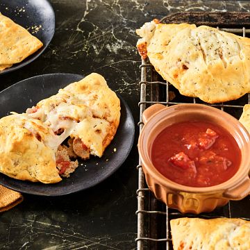 Cheesy Meatball Pockets