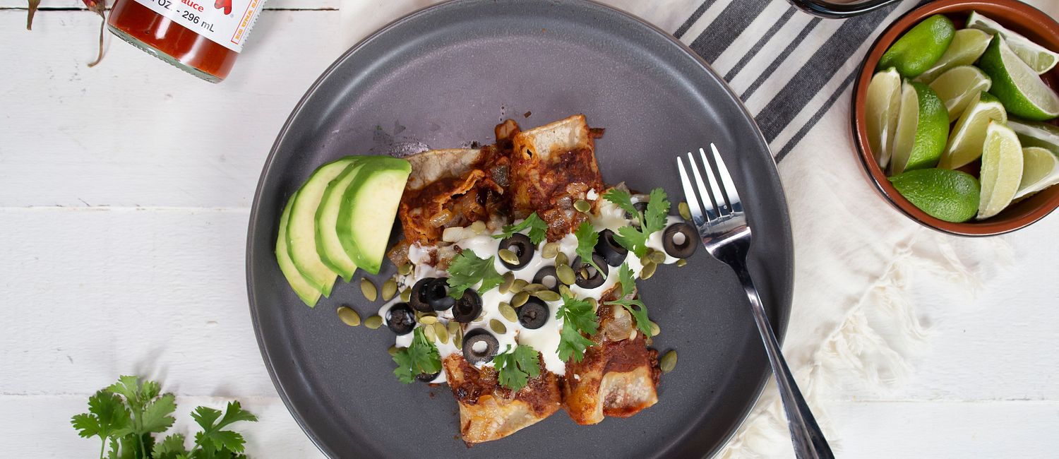 Tapatio Hot Sauce™ Beef Enchiladas | Beef Loving Texans