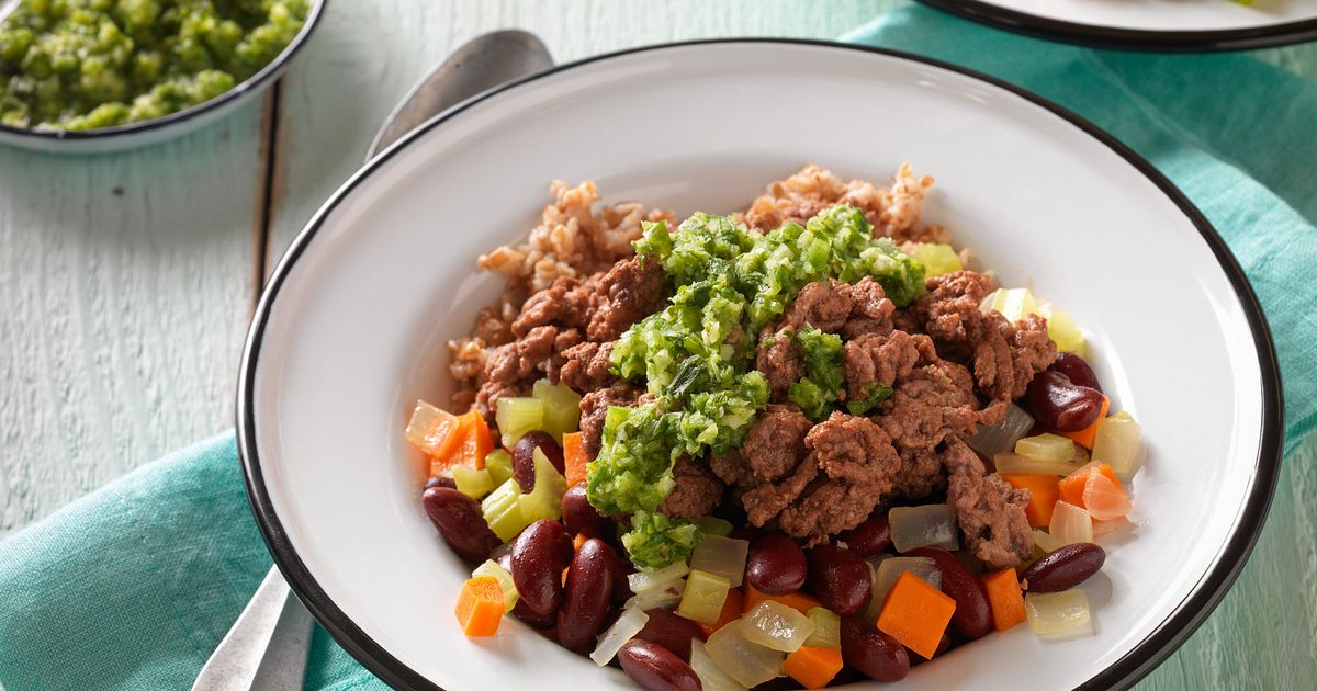 Caribbean Beef and Rice Skillet | Beef Loving Texans | Beef Loving ...