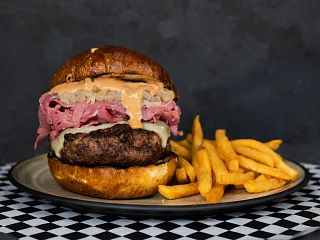 Irish Hills Reuben Burger
