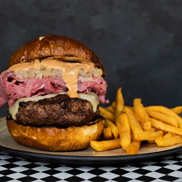Irish Hills Reuben Burger