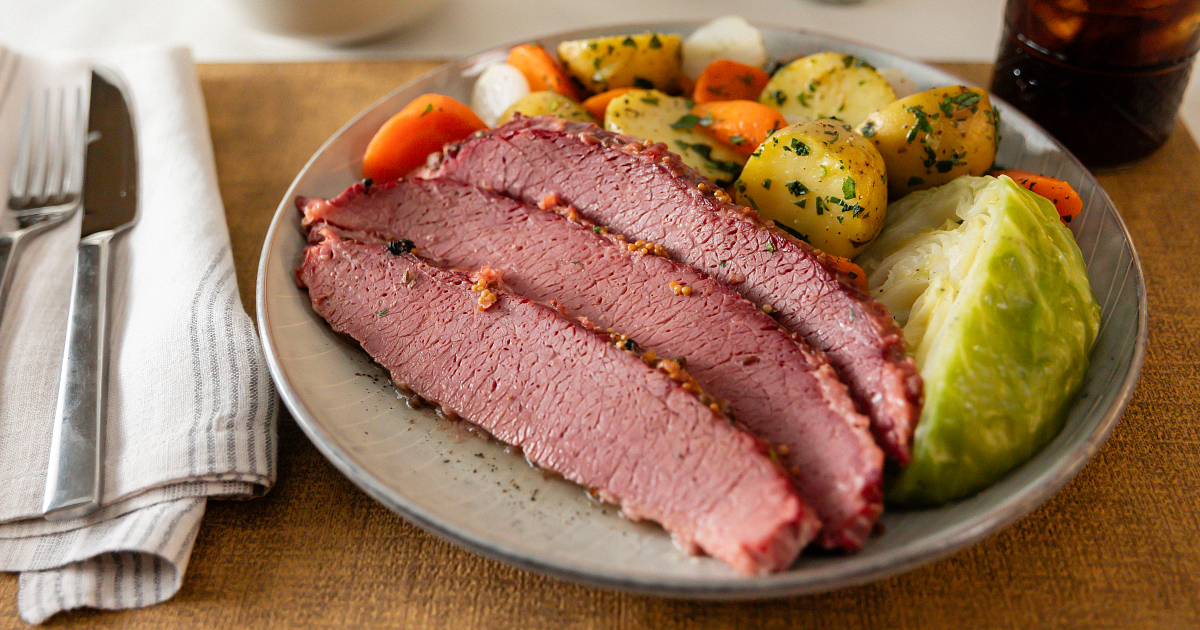 Classic Corned Beef with Cabbage & Potatoes | Beef Loving Texans | Beef ...