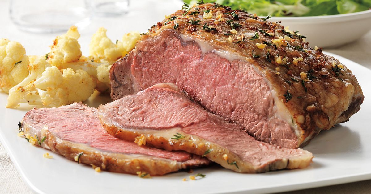 Herb-Topped Beef Roast with Roasted Cauliflower | Beef Loving Texans ...