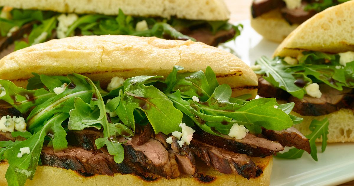 Balsamic & Blue Cheese Steak Sandwich | Beef Loving Texans | Beef ...