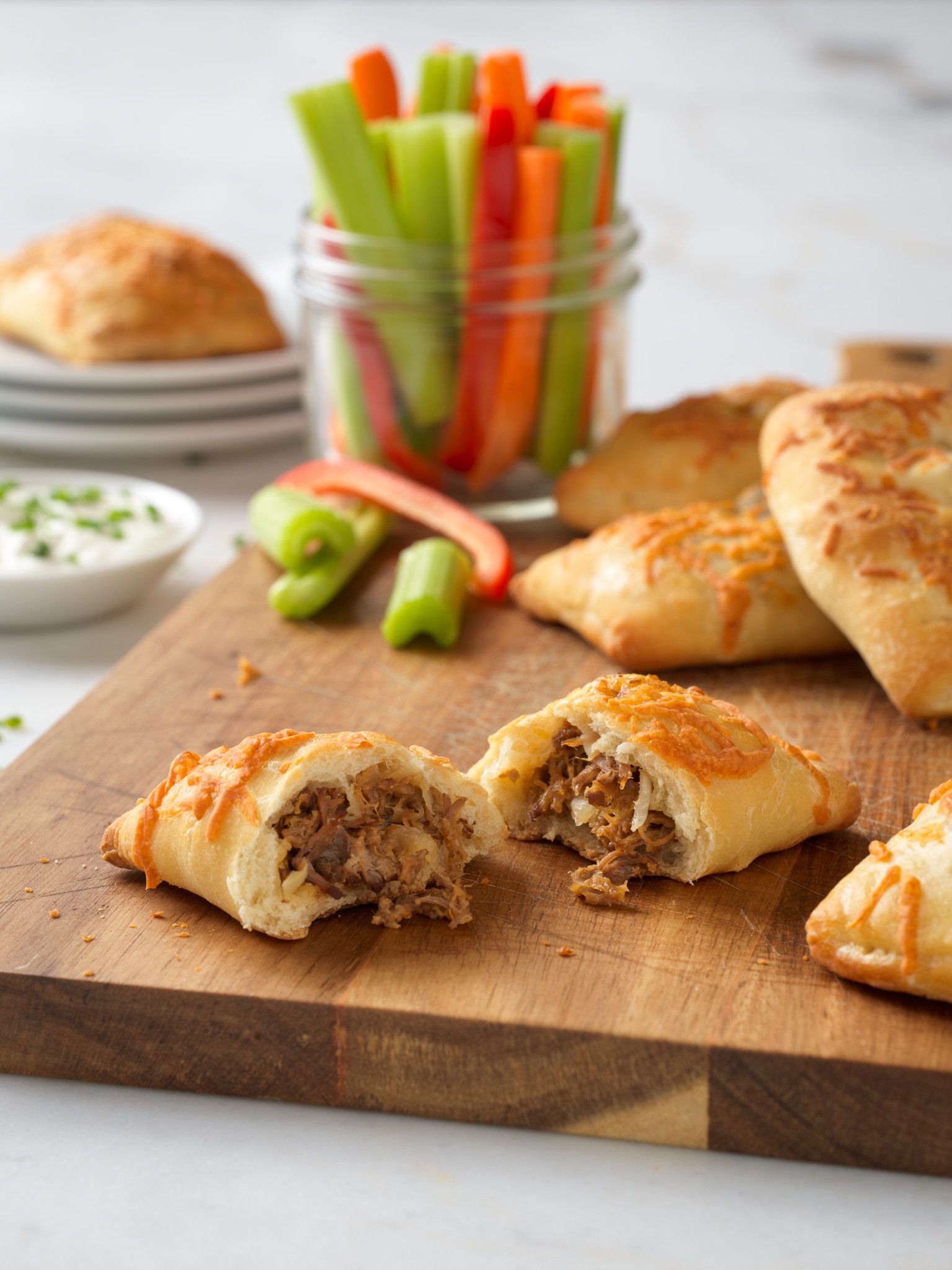 Roast Beef Cheddar Pockets | Beef Loving Texans