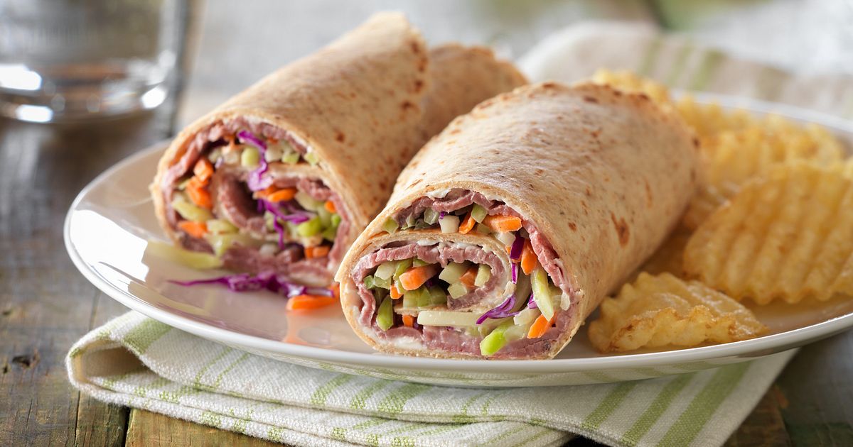 Roast Beef & Veggie Wraps | Beef Loving Texans | Beef Loving Texans is ...