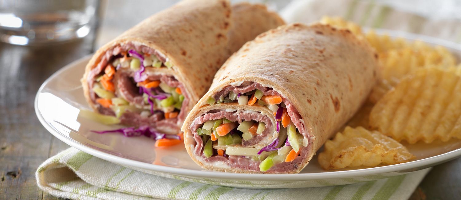 Roast Beef & Veggie Wraps | Beef Loving Texans