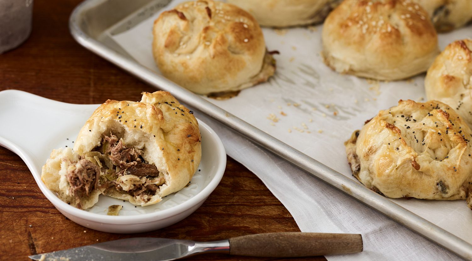 Beef and Caramelized Onion Knishes | Beef Loving Texans