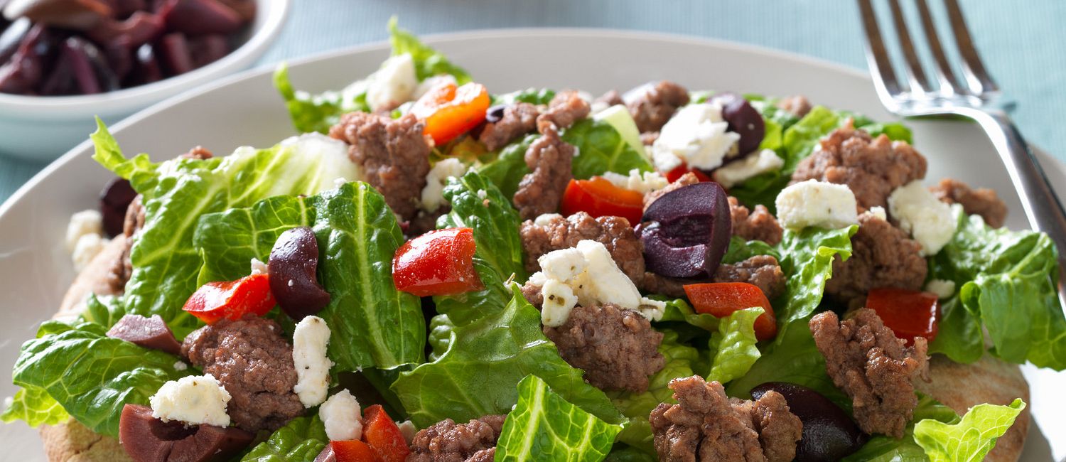 Mediterranean Beef and Salad Pita | Beef Loving Texans
