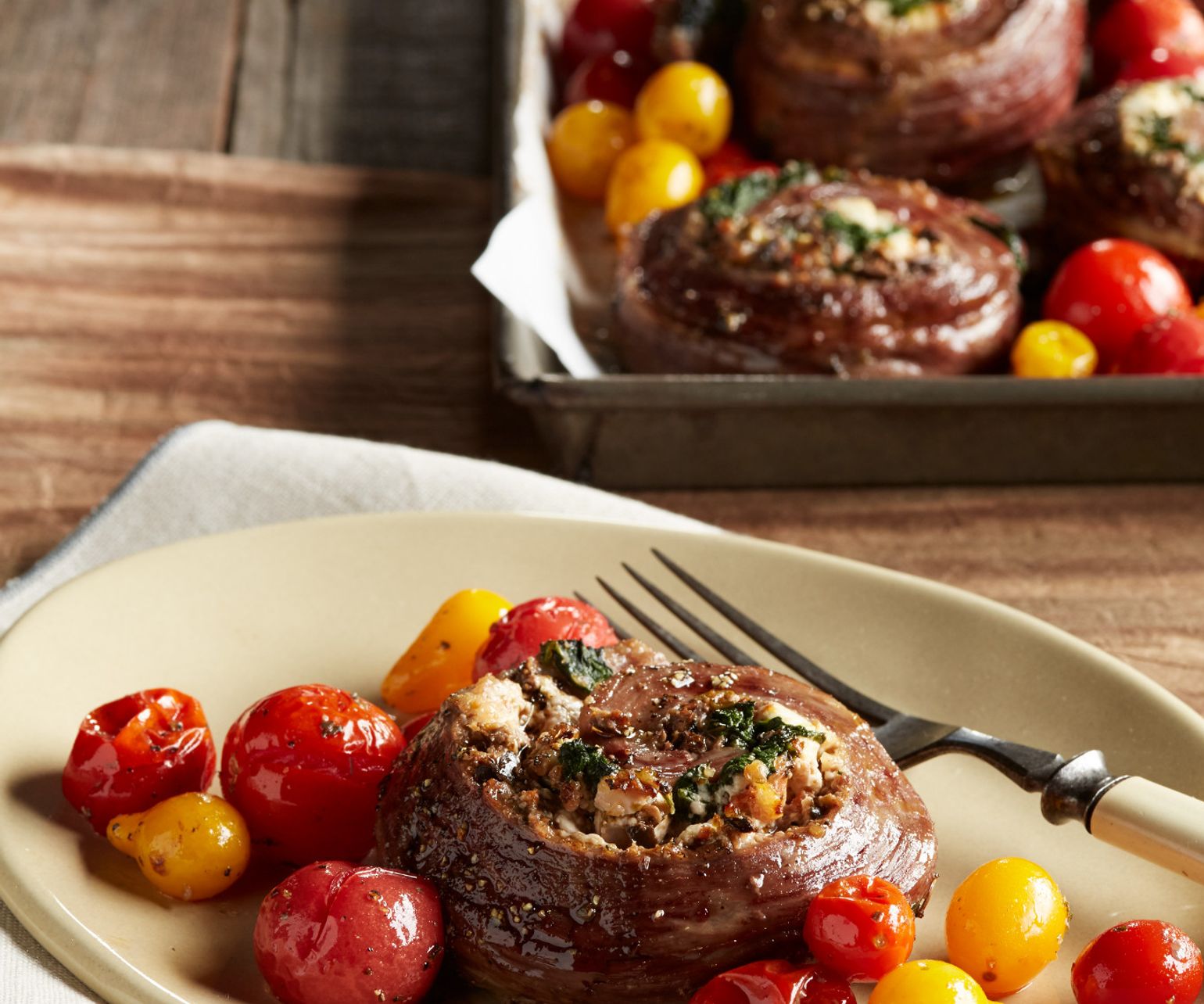 Mediterranean Beef Pinwheels | Beef Loving Texans | Beef Loving Texans ...