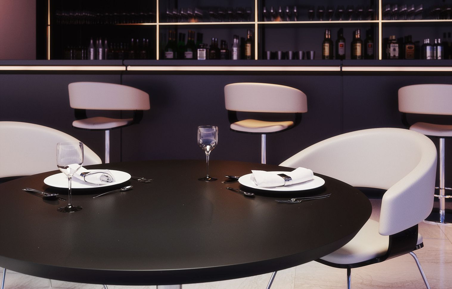 Dining Room | Blackpool Cambria-Quartz Slab