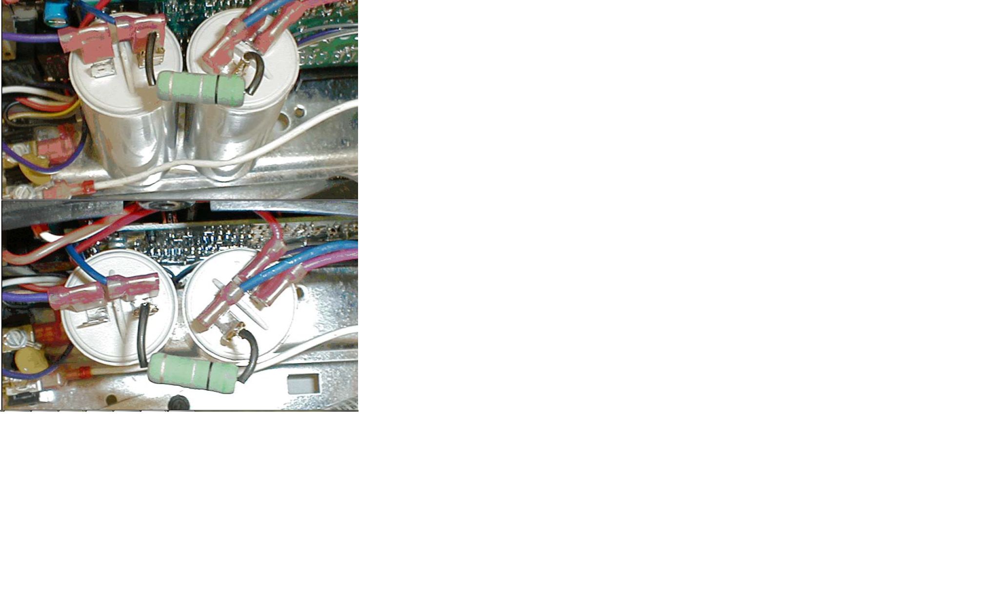 How to wire the dual capacitors on models 2595 and 3595 | LiftMaster ...