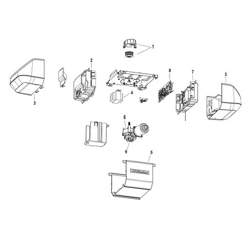 Belt Drive Garage Door Opener with LED Lighting - WLED | LiftMaster