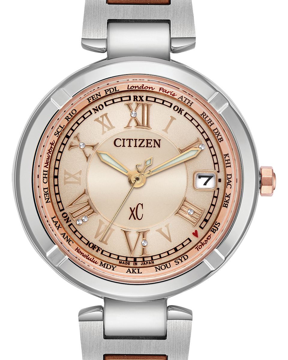 Citizen Xc Eco-Drive Pink Dial Titanium Watch | Citizen