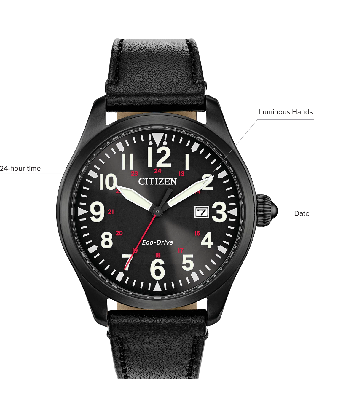 Citizen Garrison Military Eco-Drive Black Watch | Citizen