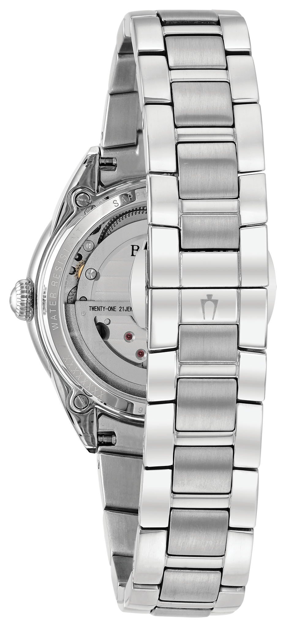 Bulova Sutton Women's Diamond White Dial Stainless Steel Watch | Bulova