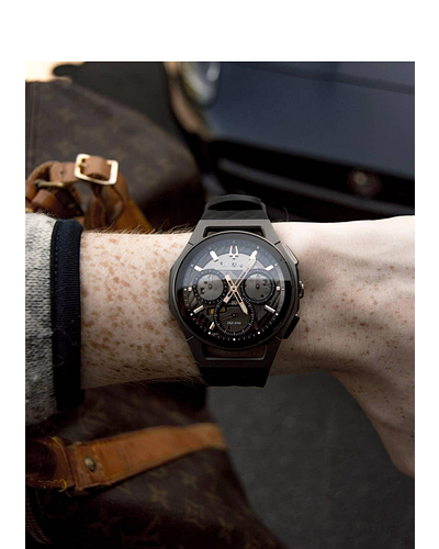 Bulova CURV Men's Rose Gold Black Dial Classic Watch | Bulova