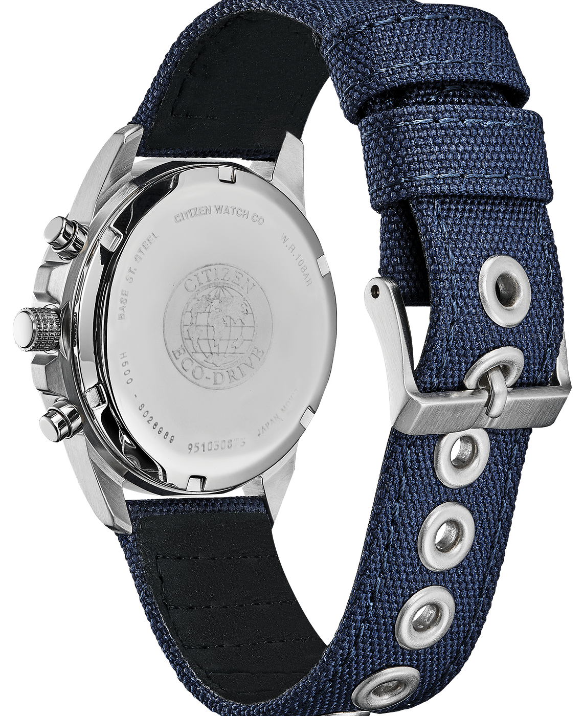 Citizen Military Eco-Drive Blue Dial Stainless Steel Watch | Citizen