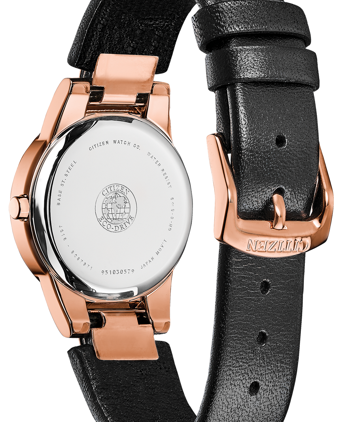 Citizen Axiom Ladies Eco-Drive Black Stainless Steel Watch | Citizen