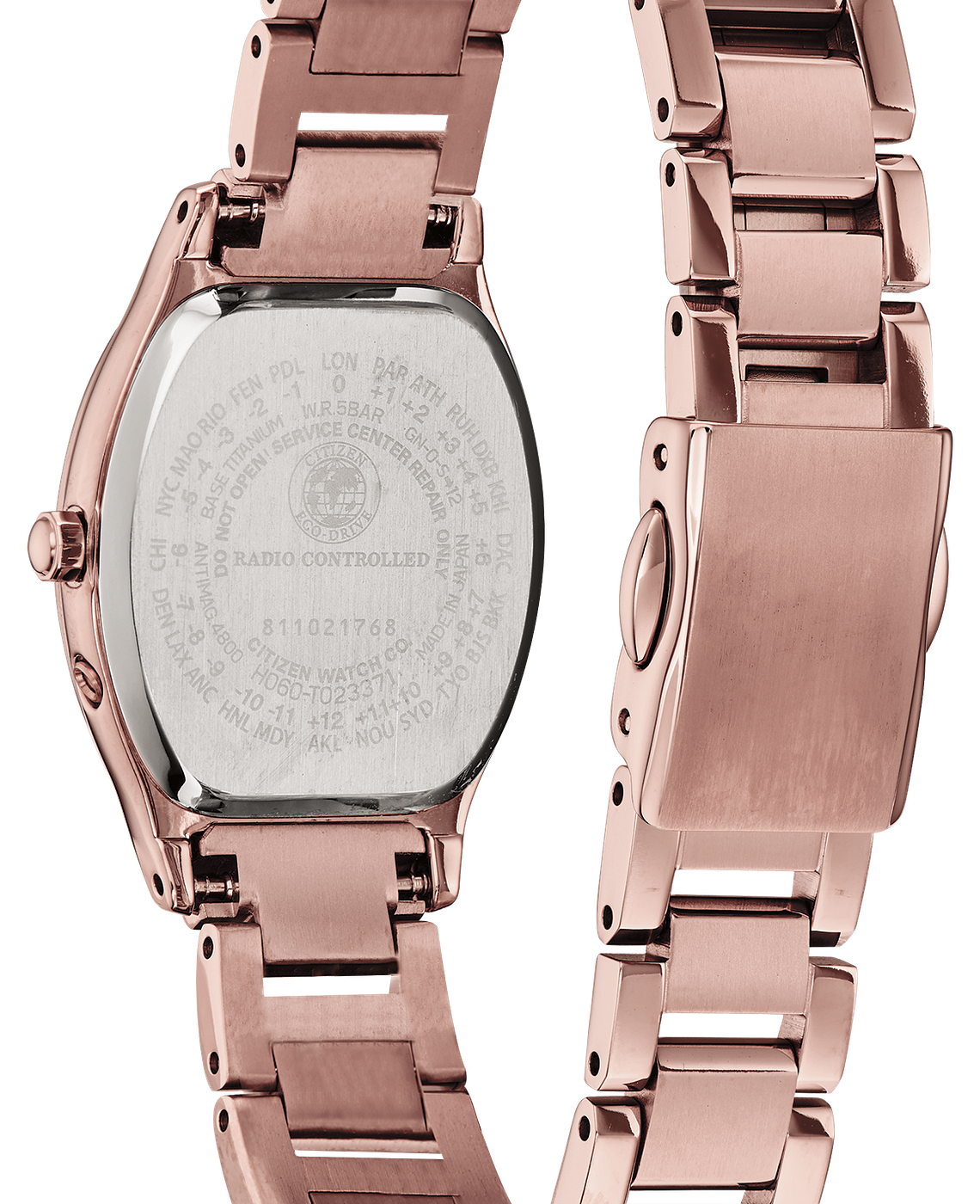 Citizen Xc Eco-Drive Pink Gold White Dial Titanium Watch | Citizen
