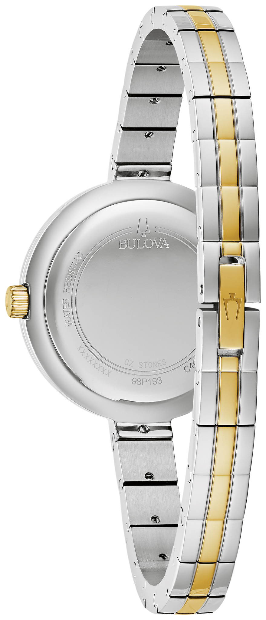 Bulova Rhapsody Women's Two-Tone White Diamond Dial Watch | Bulova
