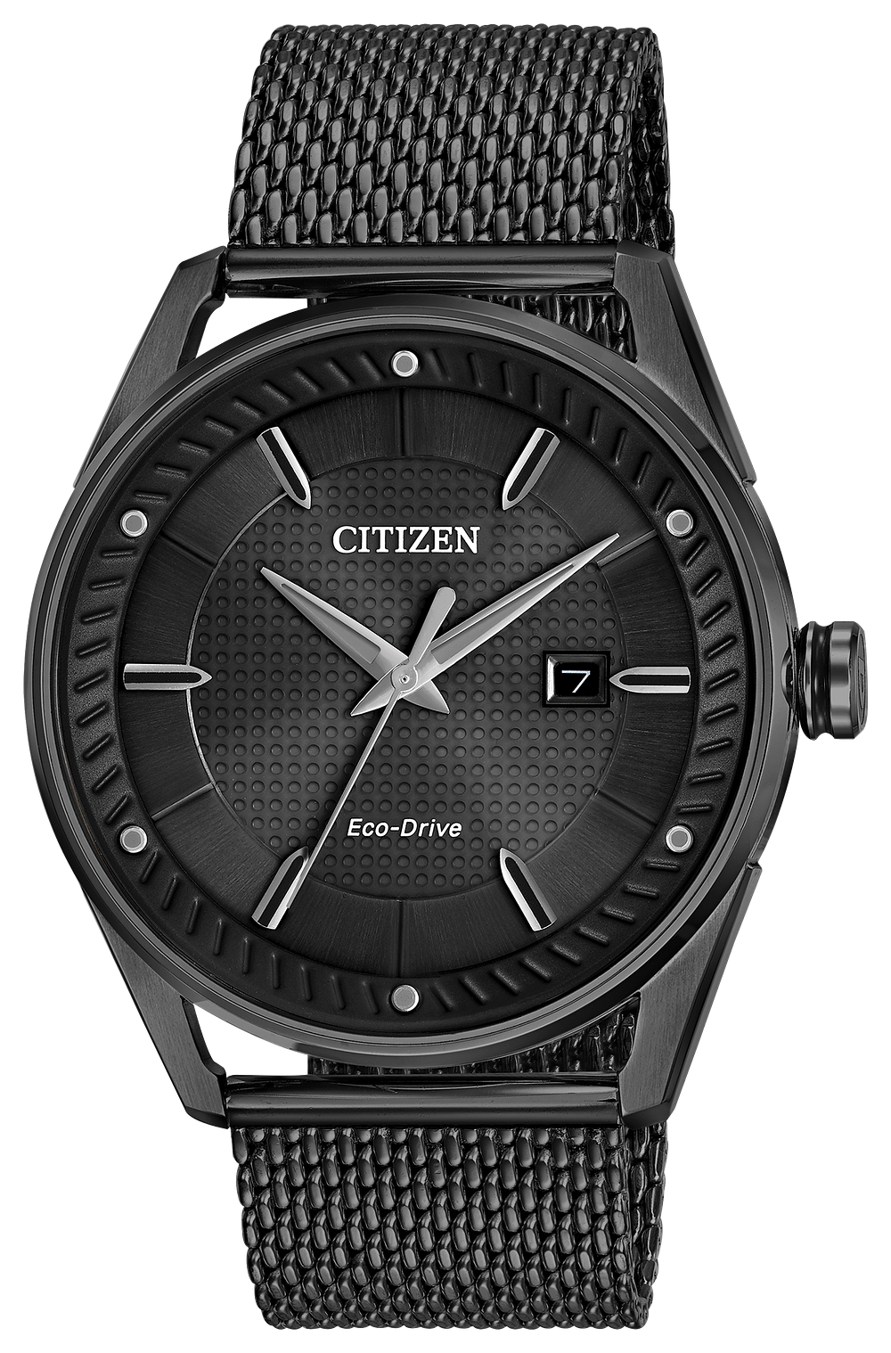 CTO -Men's Eco-Drive BM6988-57E Black Mesh Strap Watch | Citizen