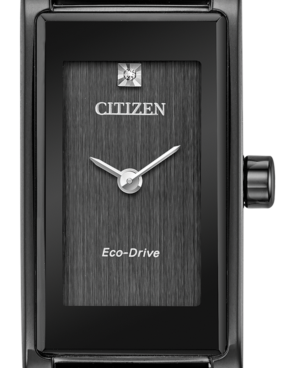 Citizen Axiom Eco-Drive Rectangular Black Watch | Citizen