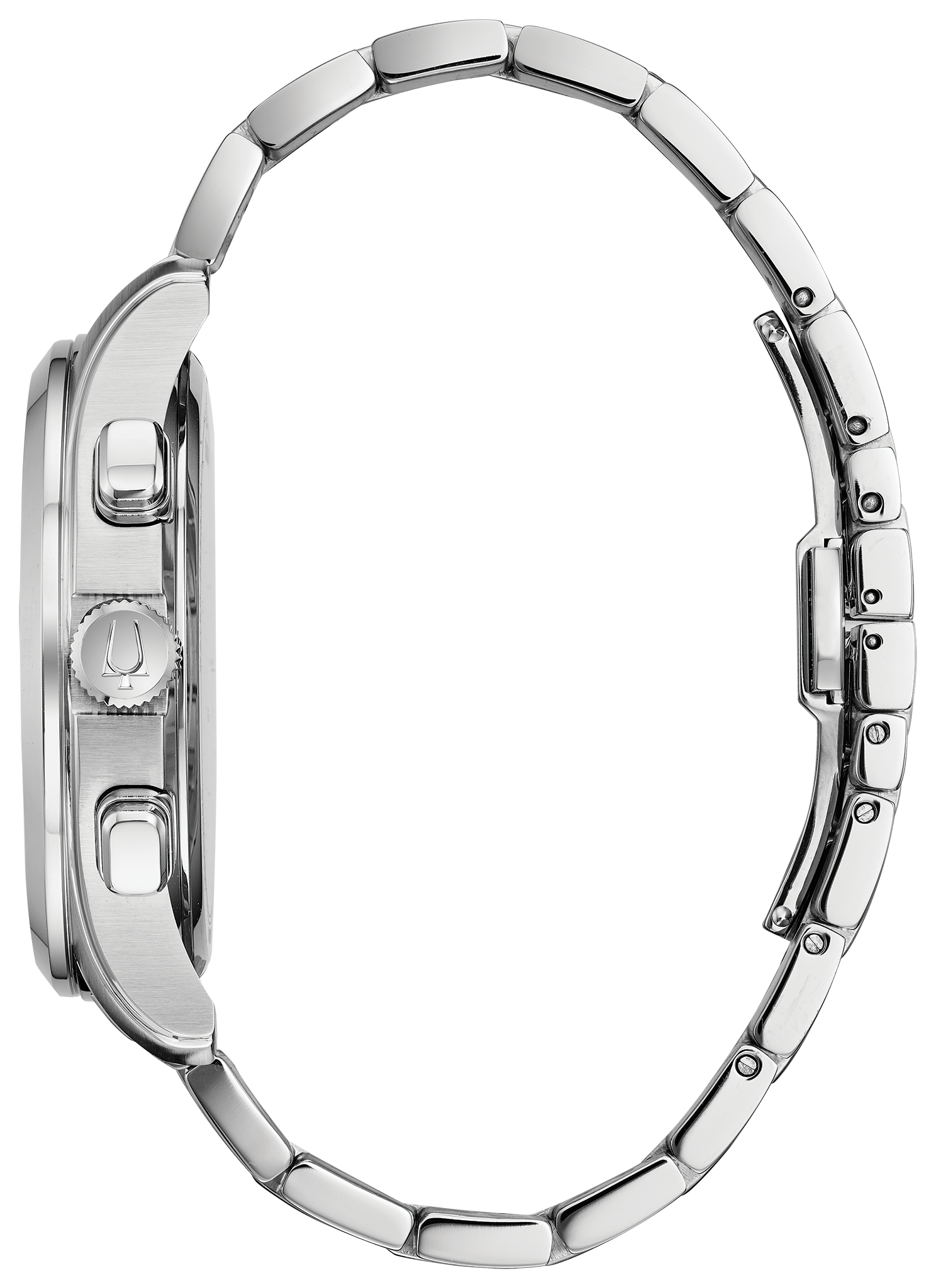 Bulova Wilton Men's Silver Black Dial Classic Steel Watch | Bulova