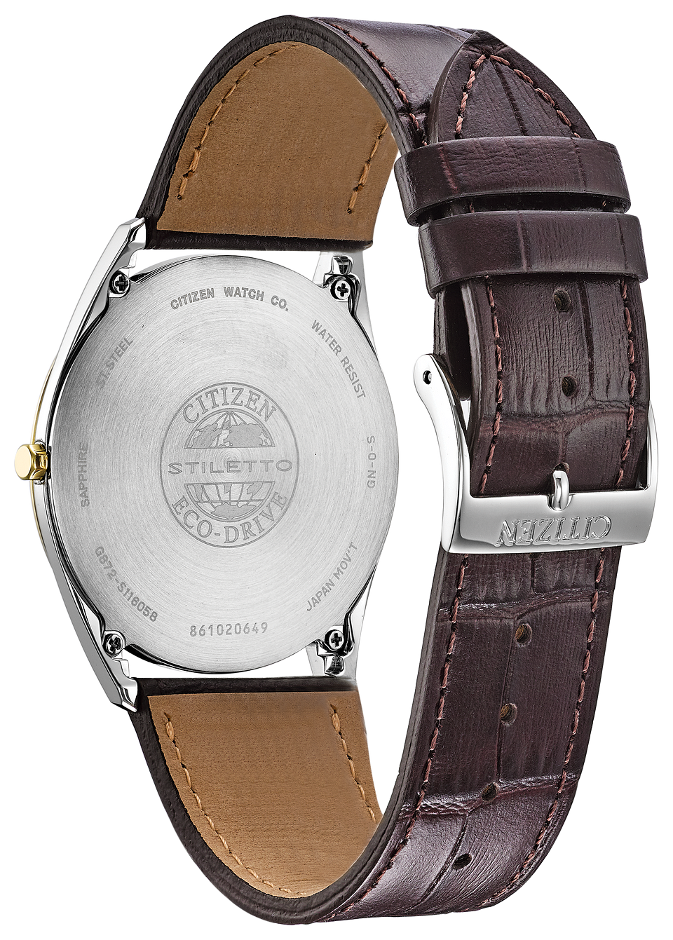 Stiletto - Men's Eco-Drive AR3074-03A Ultra Thin Gold Watch | Citizen