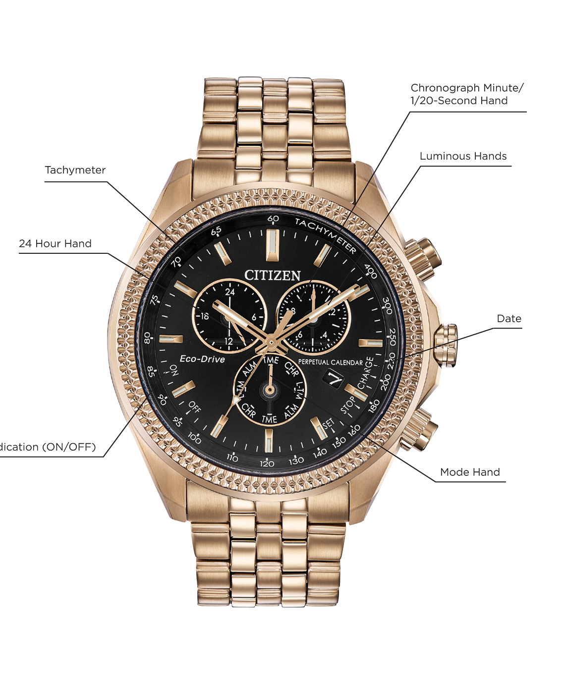 Citizen Classic Eco-Drive Perpetual Calendar Chrono Watch | Citizen