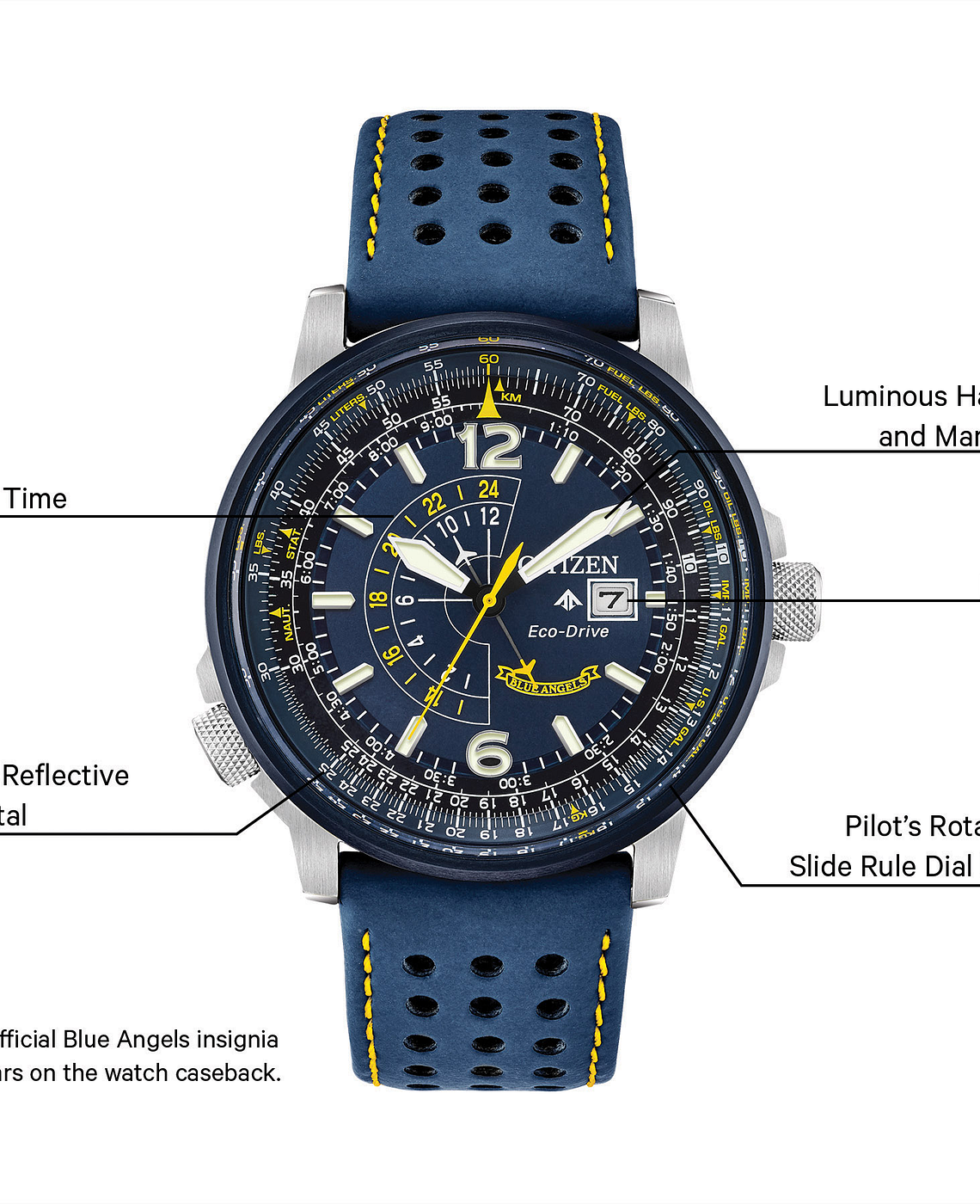Citizen Promaster Nighthawk Men's Eco-Drive Blue Dial Watch | Citizen
