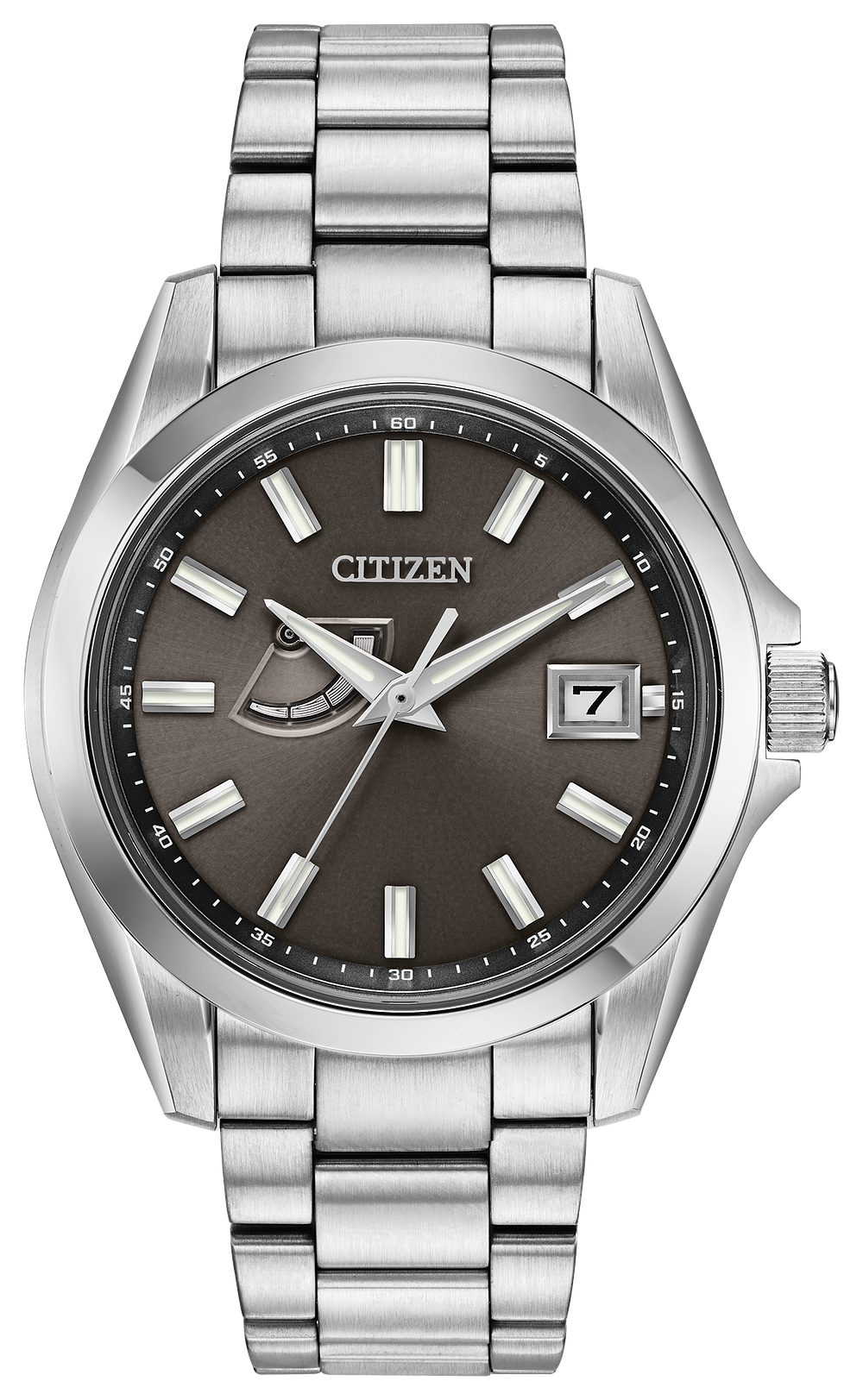Citizen The Citizen Quartz Grey Dial Stainless Steel Watch | Citizen