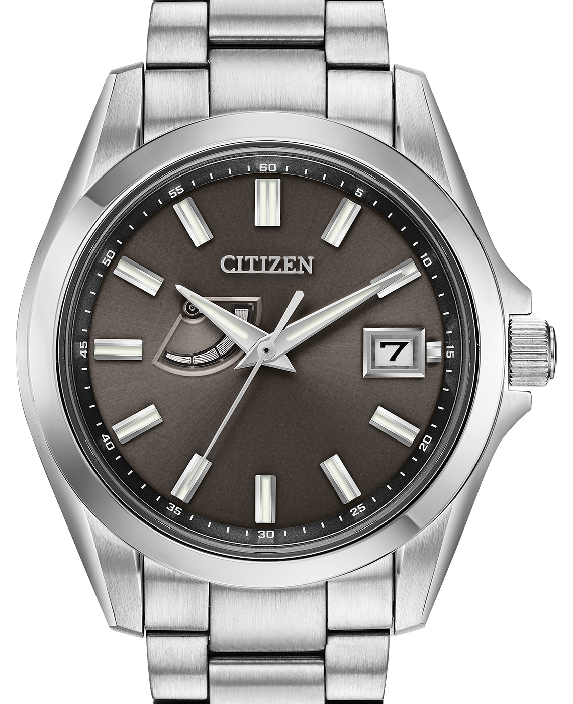 Citizen The Citizen Quartz Grey Dial Stainless Steel Watch | Citizen