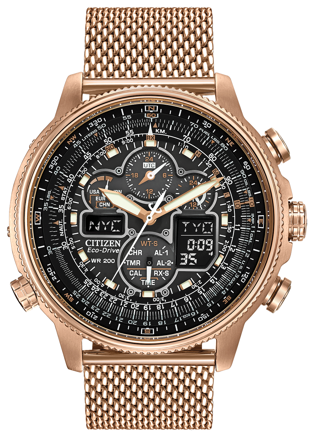 Promaster Navihawk A-T - Men's JY8033-51E Atomic Clock Watch | Citizen