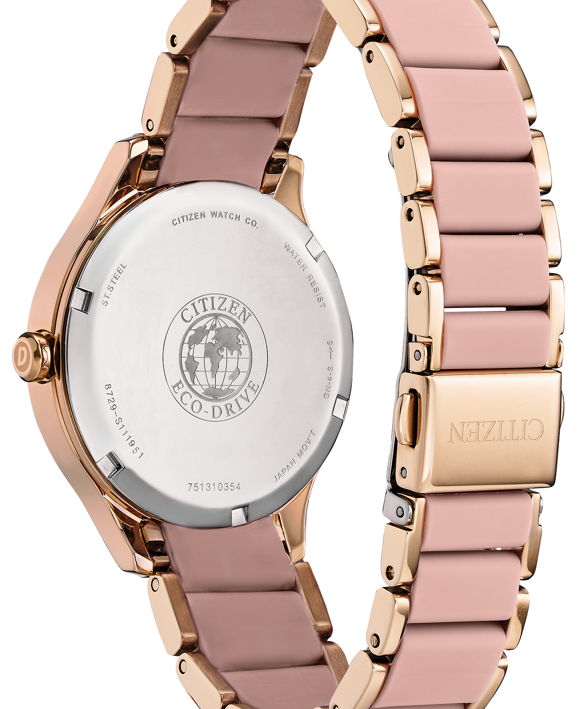 Citizen AR Ladies Eco-Drive Rose Gold Stainless Steel Watch | Citizen
