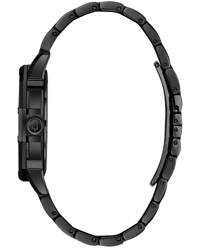 Bulova Octava Black Swarovski Crystal Stainless Steel Watch | Bulova