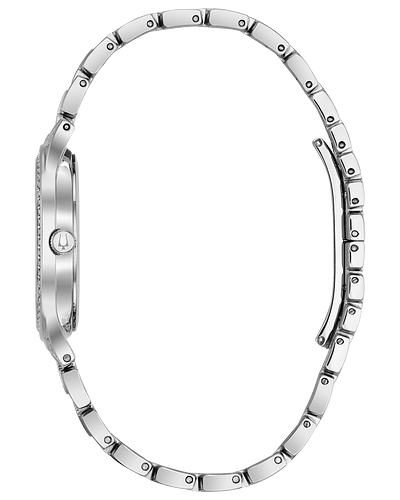 Bulova Phantom Women's Crystal White Dial Watch | Bulova