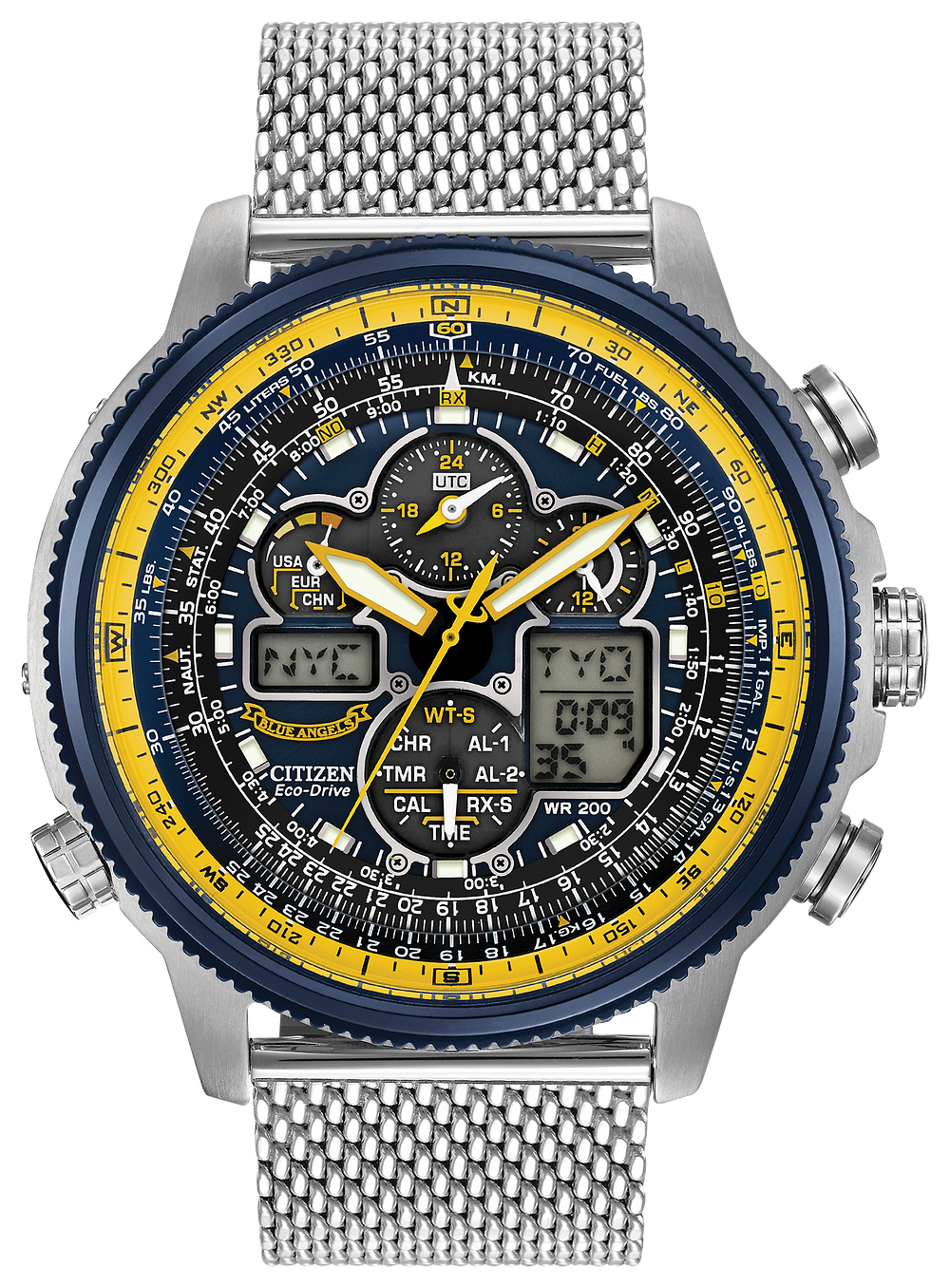 Promaster Navihawk A-T - Men's JY8031-56L Atomic Timekeeping Watch ...