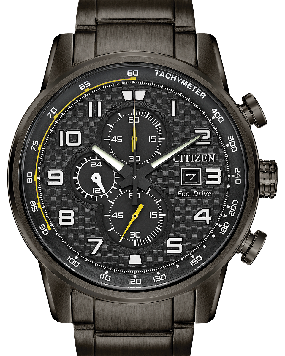 Citizen Primo Men's Eco-Drive Gray Stainless Steel Watch | Citizen