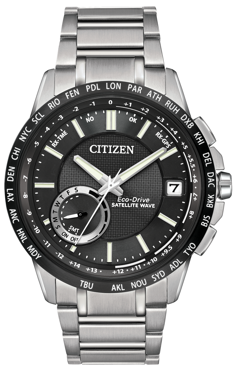 Satellite Wave World Time GPS - Men's Steel CC3005-85E Watch | Citizen