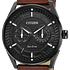 CTO - Men's Eco-Drive BU4025-08E Bold Black Dial Brown Watch | Citizen