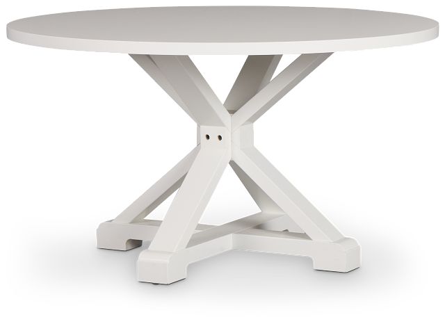 Nantucket White Round Table (2)