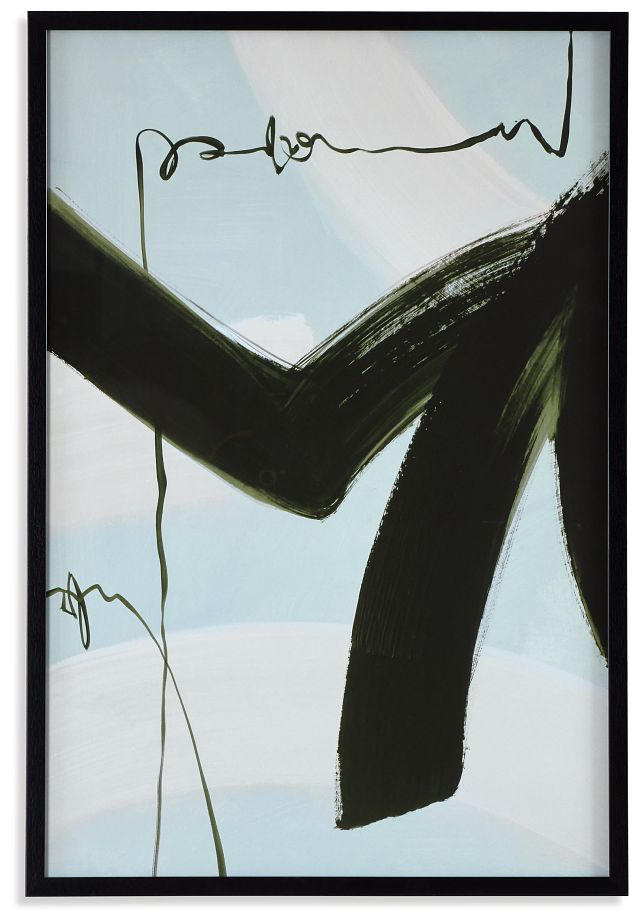 Lineon Light Beige Framed Wall Art