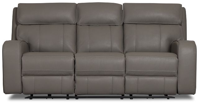 Rhett Gray Micro Power Reclining Sofa (4)
