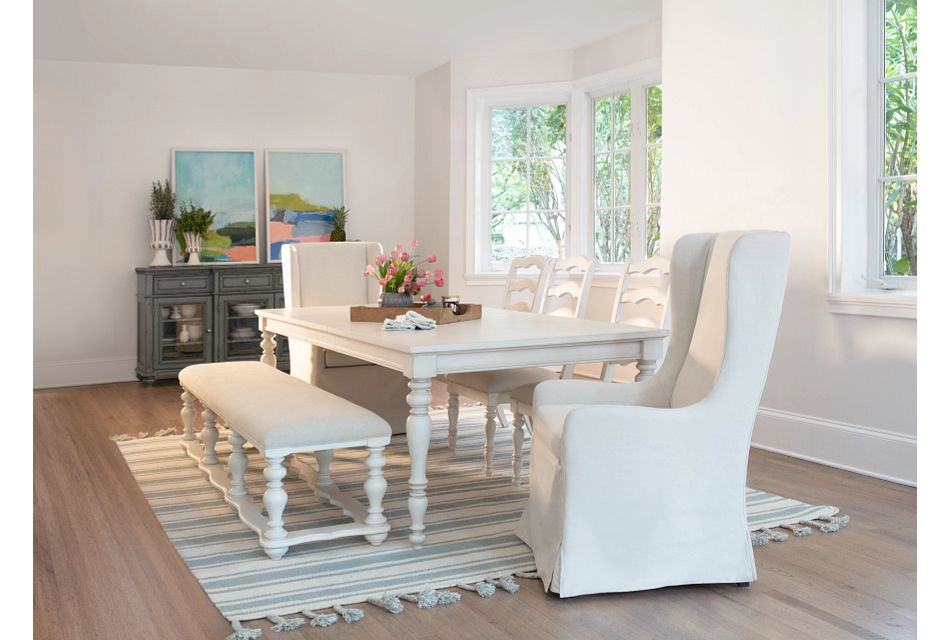 Savannah Ivory Rectangular Table