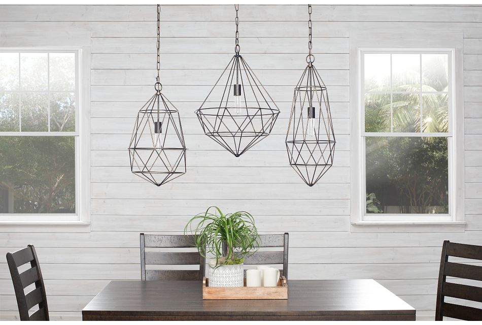 Hobbit Black Metal Pendant, (2)